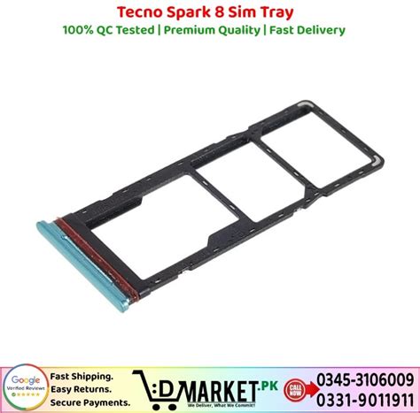 Tecno Spark 8 Sim Tray Original 2025 Exclusive