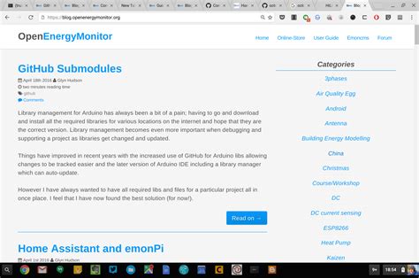 new blog organisation openenergymonitor community