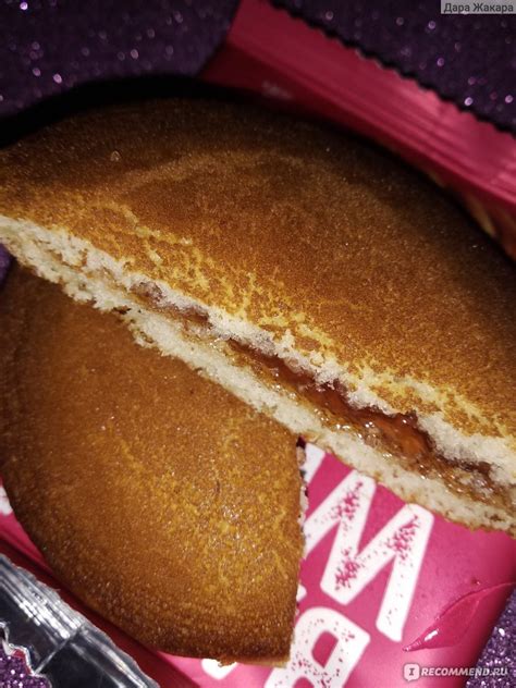 Бисквитное пирожное KDV "Basker Wheels", pancake с джемом с соком ...