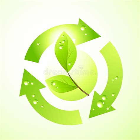 Green Leaf Symbol Stock Illustration Illustration Of Organic 6352441