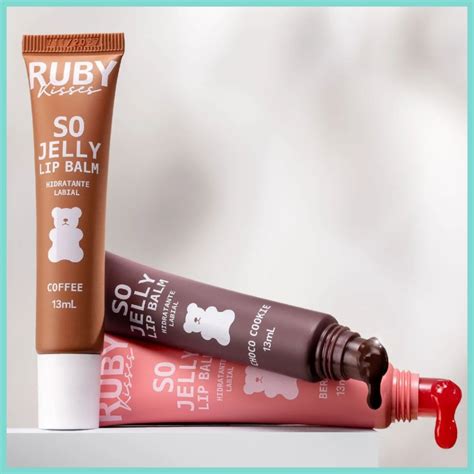 Hidratante Labial Lip Balm So Jelly Ruby Kisses Shopee Brasil