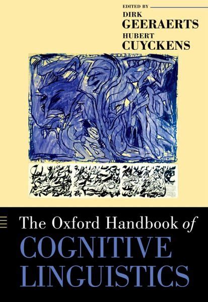 Oxford Handbook Of Cognitive Linguistics EBook PDF Buecher De