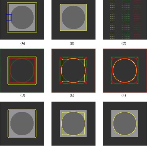 the segmentation result of the multiphase level set method a the