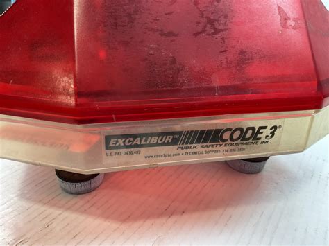 Lot Excalibur Code 3 47in Police Lightbar