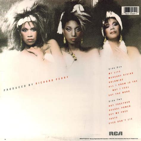 Pointer Sisters ‎ Hot Together Redrum Records