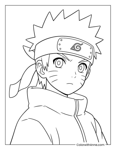 Naruto Coloring Pages Free Pdf Printables