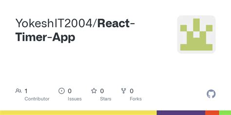 Github Yokeshit2004react Timer App