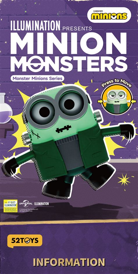52toys Minion Monsters Series Blind Box Figure Toy Shopee Malaysia