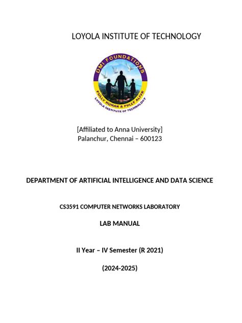 Cs3591 Computer Networks Lab Manual Pdf Transmission Control