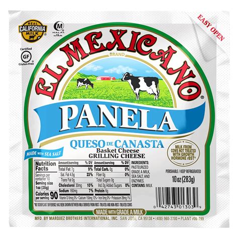 El Mexicano Panela Queso De Canasta Basket Grilling Chile Ubuy