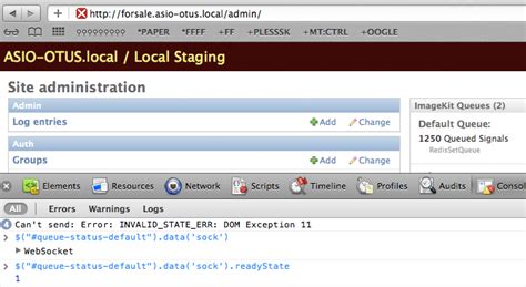 Javascript Problems When Storing Websocket Connection Handle Objects