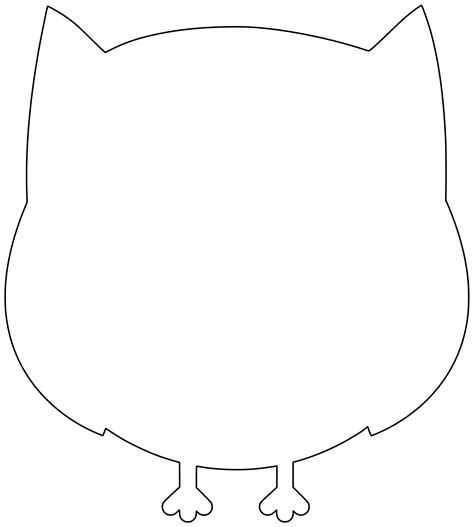 Shape Of Owl Free Printable Papercraft Templates