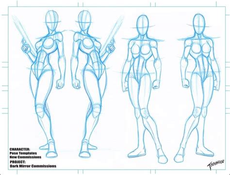 Female Character Design Template