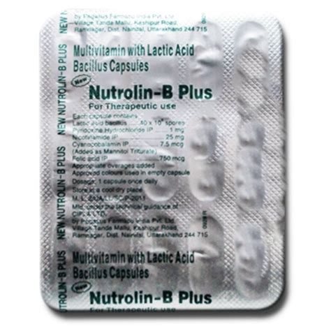 Nutrolin B Plus Capsule Uses Price Dosage Side Effects Substitute Buy Online