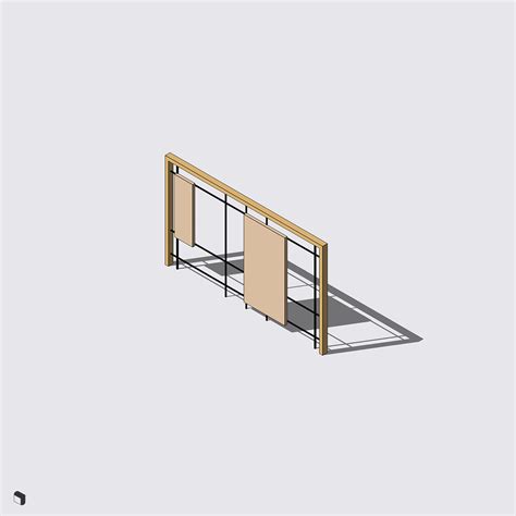 3d Model Revit Parametric Exhibition Furniture Toffu Co