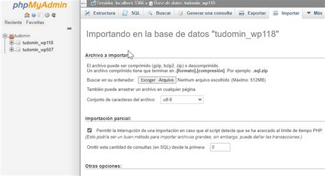 Cómo Importar Una Base De Datos A Través De Phpmyadmin Ayuda Hostgator