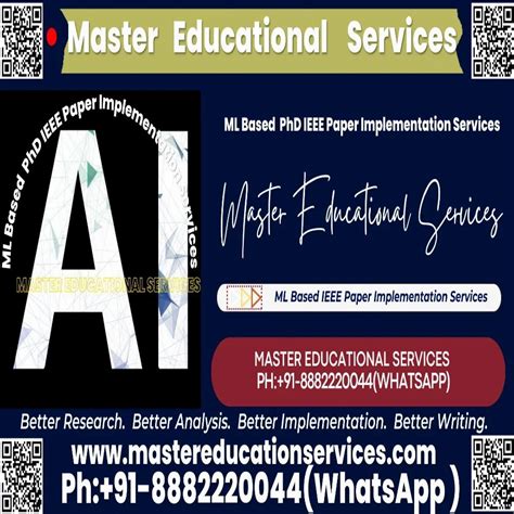 Artificial Intelligence Based IEEE Paper Implementation And Thesis Services Master Educational