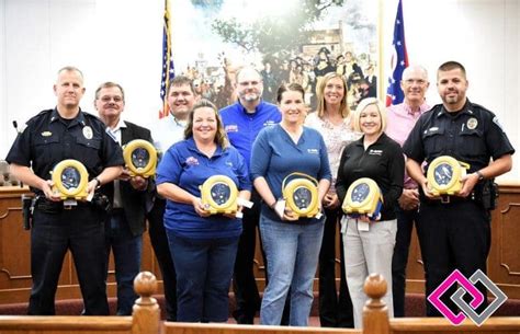 Wayne Health Midmark And Basf Donate Aed Machines To Greenville Pd