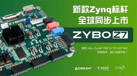 全新升级款 zybo z7 arm fpga soc 开发板全球同步上市
