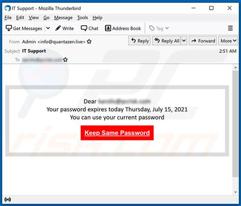 Password Expiration Notice Email Scam Removal And Recovery Steps