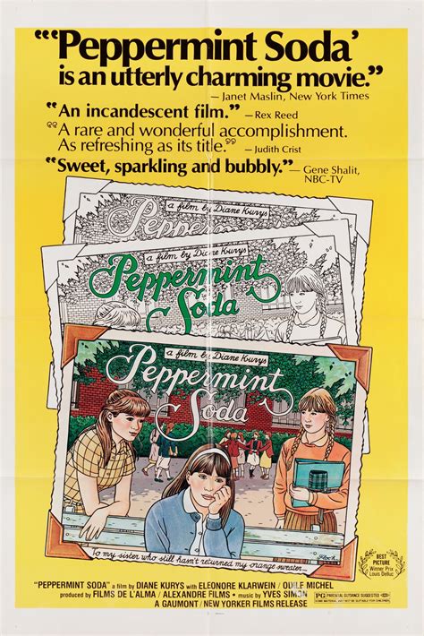 Peppermint Soda Original 1977 Us One Sheet Movie Poster Posteritati