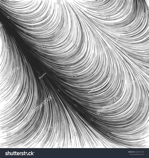 Flow Field Background Vector Lines Composition Stock Vector Royalty Free 1625011525 Shutterstock
