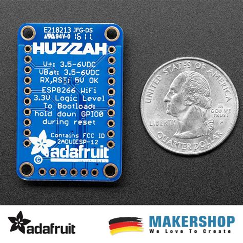 Adafruit Huzzah Esp8266 Breakout Nodemcu Dev Board Arduino 2471