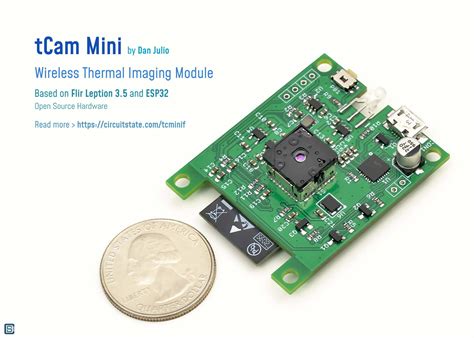 Tcam Mini Open Source Wireless Thermal Imaging Module Based On Flir