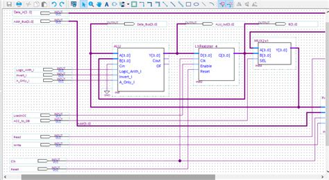 This Is All One Circuit On Quartus Prime Lite The Chegg Com