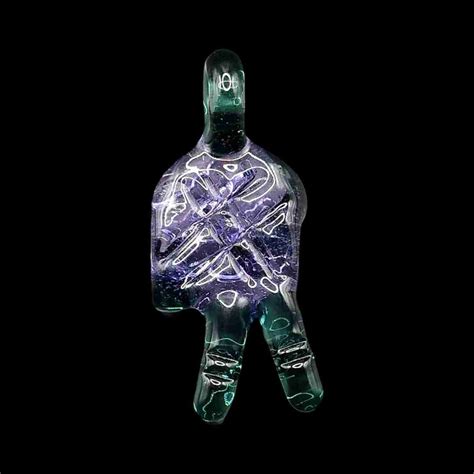 Goober Gabe Glass Peace Sign Pendant 1