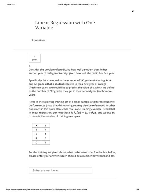 Energy Efficiency In Schools Linear Regression Machine Learning Exam Questions