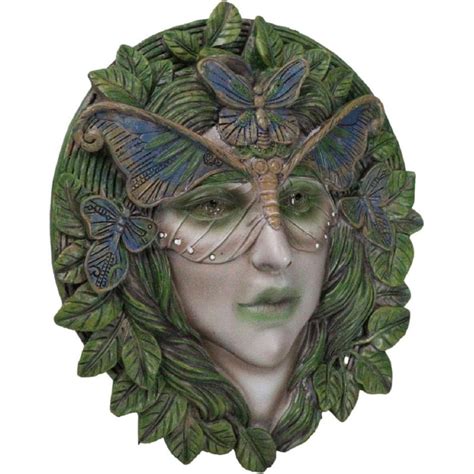 Trinx Celtic Greenwoman Tree Lady Gaia Ent Earth Goddess Butterfly Mask