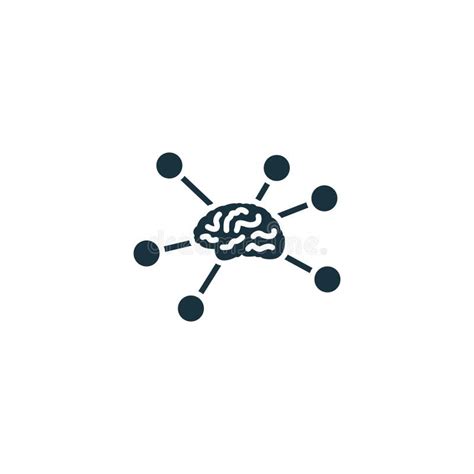 Mind Map Icon Monochrome Simple Sign From Productivity Collection Stock Vector Illustration
