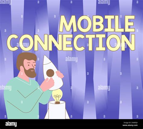 Conceptual Display Mobile Connection Business Overview Secure