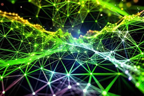 Futuristic 3d Plexus Array Abstract Particle Background Amp Big Data