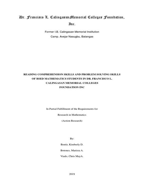 examining the relationship between reading comprehension skills and