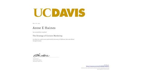 Anne Haines On Linkedin Completion Certificate For The Strategy Of