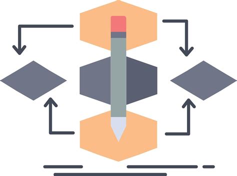 algorithm design method model process flat color icon vector 13149293