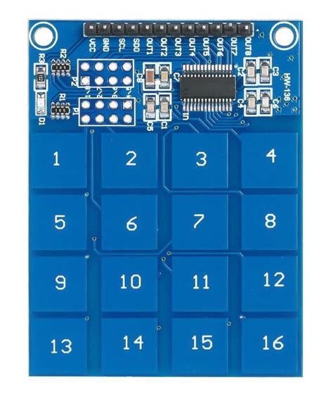 Teclado Touch Capacitivo Ttp229 16 Teclas