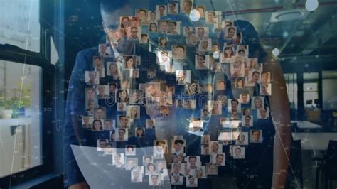 Business Professionals Collaborating With Animation Of Diverse