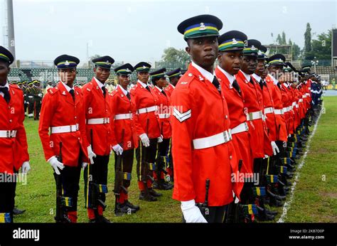 A Detachment Of Brigade Of Guards Performs During A Ceremony To Mark