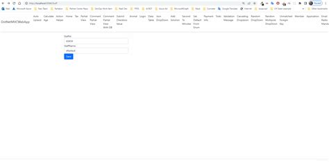 C How To Make A Button Click In Aspnet Core 31 Stack Overflow