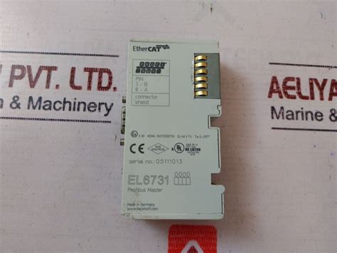 Beckhoff Profibus El6731 Profibus Master Terminal Aeliya Marine