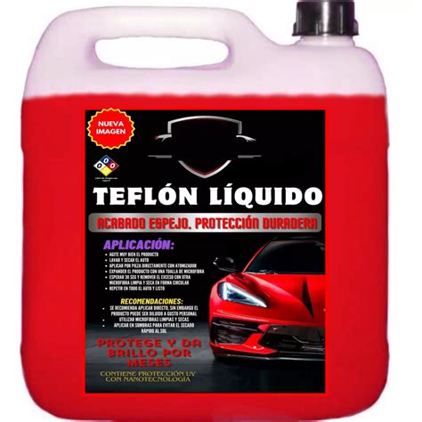 Teflon Líquido 20 Litros Cerawax Eo Safe Imports Esi 13925 Rojo