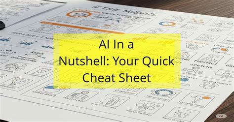 Ai In A Nutshell Your Quick Cheat Sheet Undercode Testing Undercode Testing