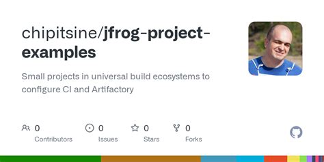 github chipitsine jfrog project examples small projects in universal