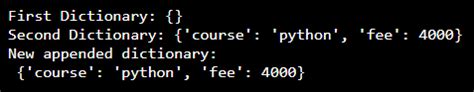Append Python Dictionary To Dictionary Spark By Examples