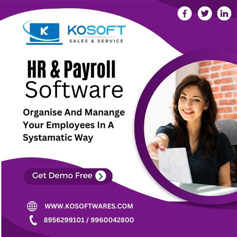 Kosoft Sales And It Services Pvt Ltd On Linkedin Get A Free Demo Hr And Payroll Software