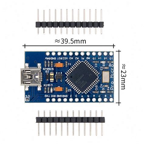Amazon Com 10pcs Mini USB ATmega32U4 Pro Micro 5V 16MHz Board Module Leonardo ATMega 32U4
