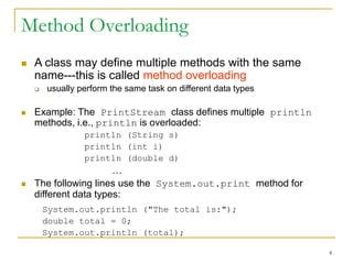Lecture Method Overloading Pptx